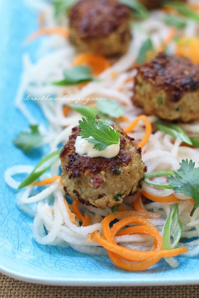 Vietnamese Bahn Mi Meatballs Low Carb Recipe