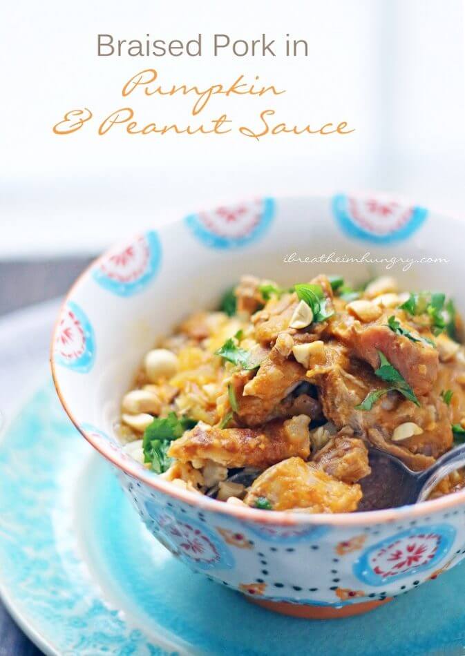 Keto Pumpkin, Pork and Peanut Stew