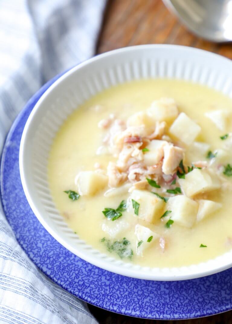 Keto Clam Chowder - Low Carb - I Breathe I'm Hungry