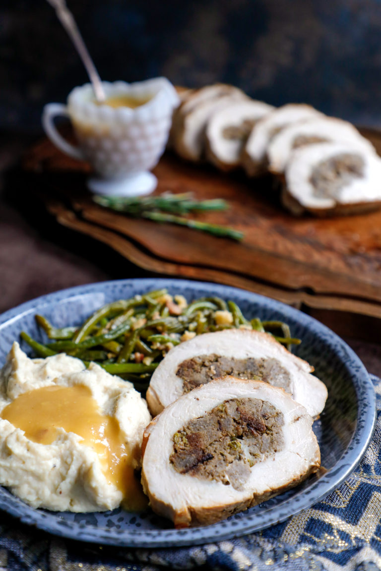 Keto Turkey Roulade - Stuffed Turkey Breast - I Breathe I'm Hungry