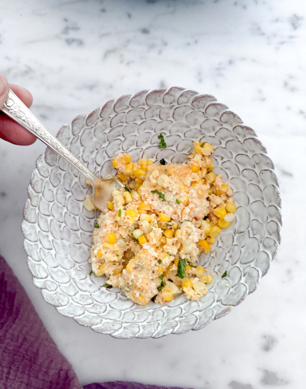 High Protein Street Corn Casserole - I Breathe I'm Hungry