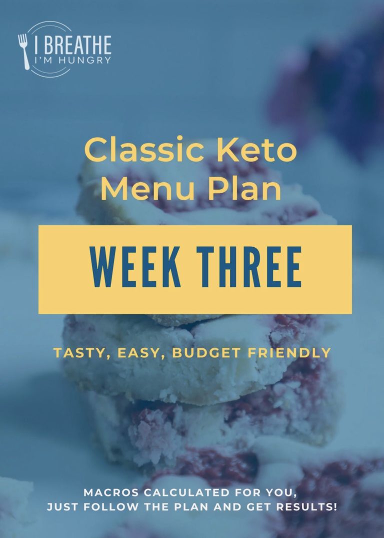 Week 3 Keto Menu Plan (7-Day Low-Carb Meals + Shopping List)